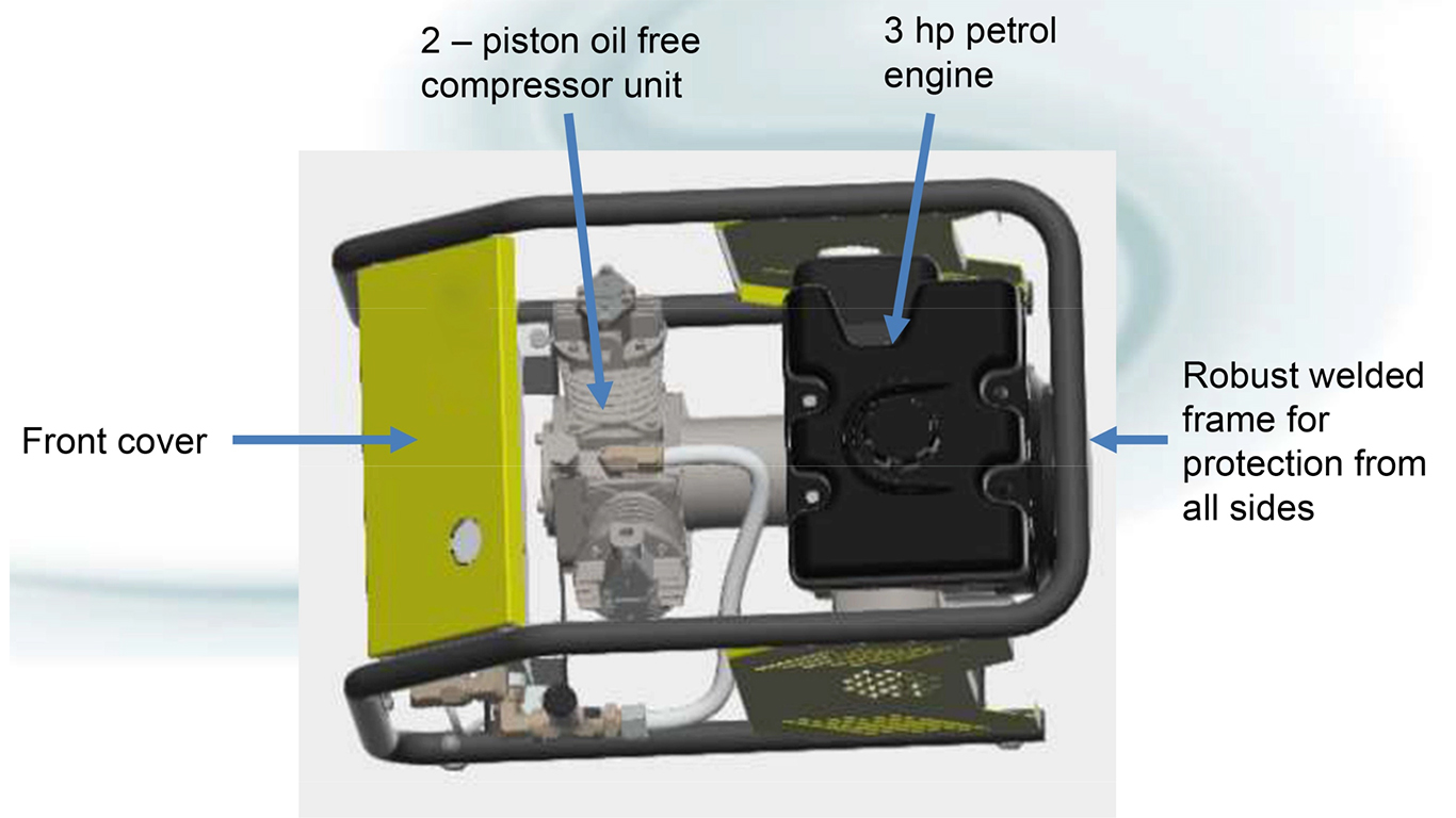 Home | Very Small Optical fibre cable blowing Air Compressors